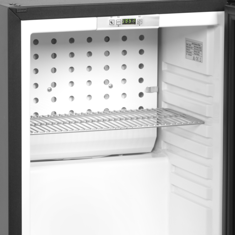 Mini Frigo de Bar TEFCOLD TM35GC - Porte Vitrée Noir 24L - Fourniresto
