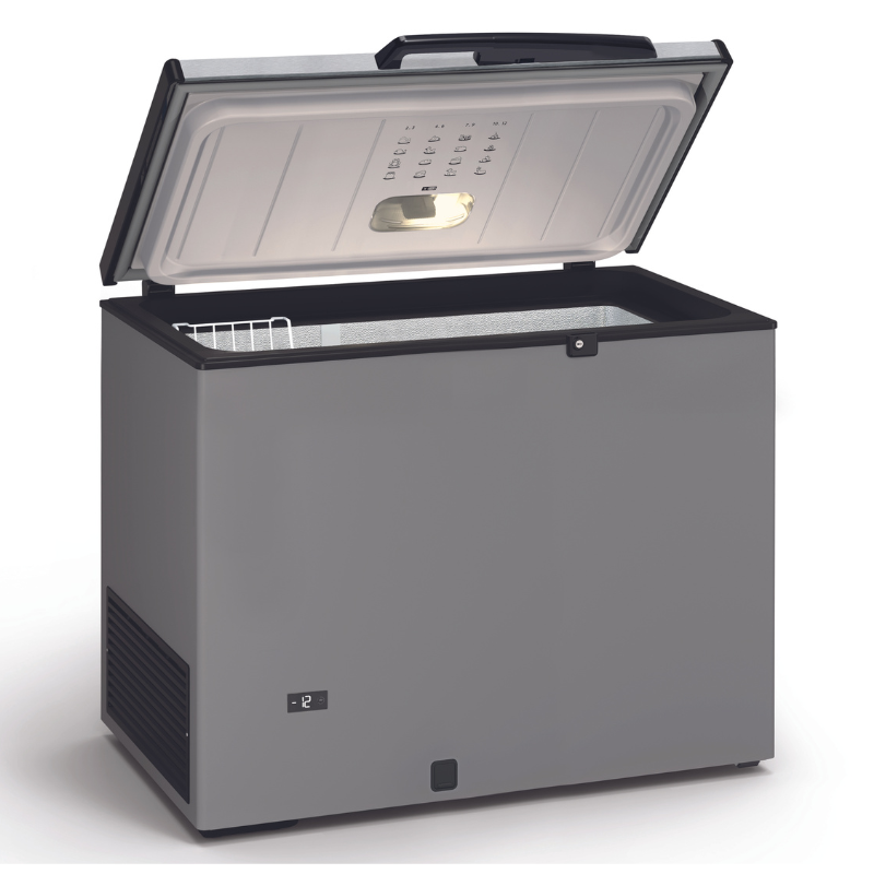Congélateur Coffre Aspect Inox et Couvercle Inox - 290 L TENSAI ...