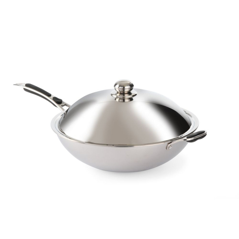 Wok à Induction en Inox - HENDI - Fourniresto