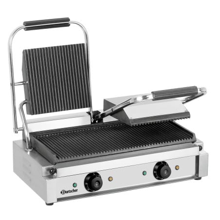 Machine à Panini Double - Plaques Rainurées - Fourniresto