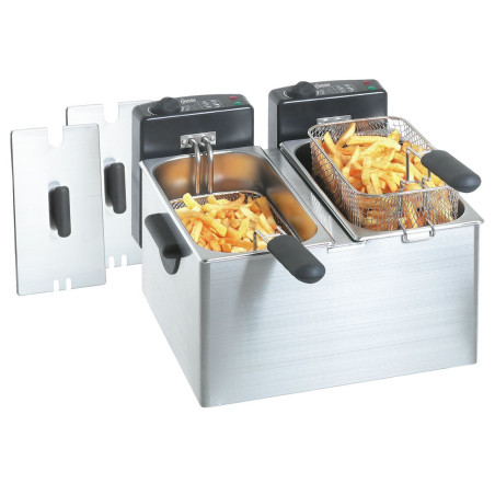 Friteuse MINI III Bartscher - Double cuve 4 litres - Puissance 4400W ...