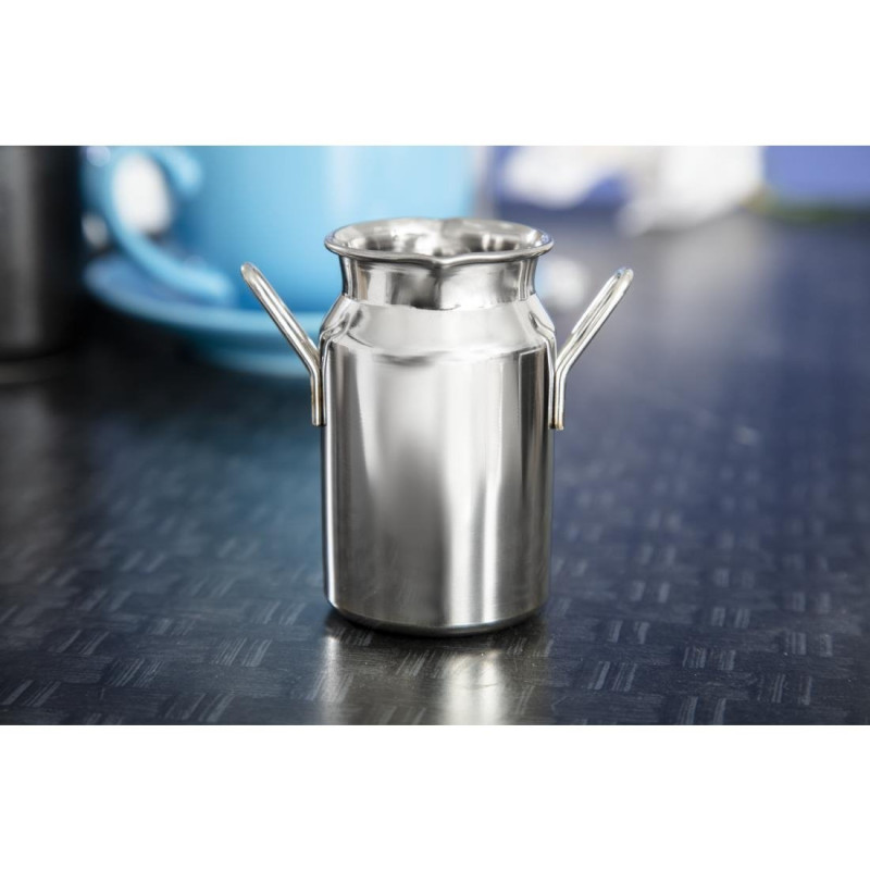 Mini Bidon à Lait en Inox 120 ml - Olympia - Fourniresto - Fourniresto