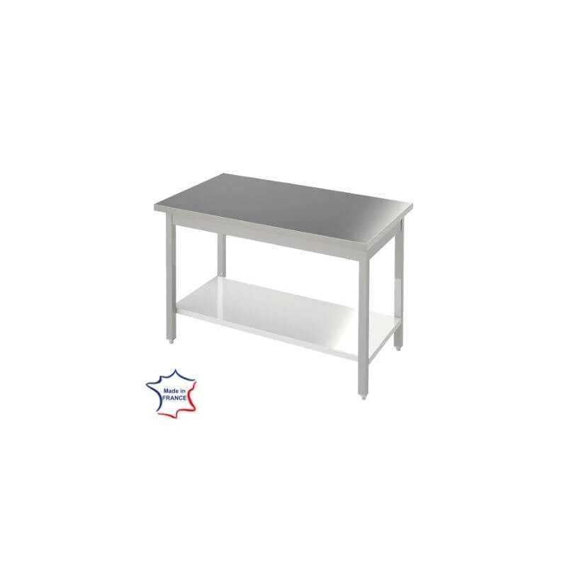 Table Inox Professionnel - Tables et plan de Travail Inox - Fourniresto