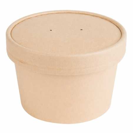 Pot en Carton - 240 ml - Lot de 50 - Fourniresto