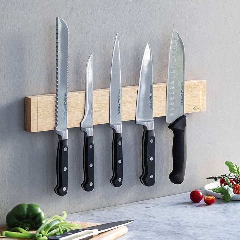 Support À Couteaux Aimanté - L 36 Cm - Lacor - Fourniresto