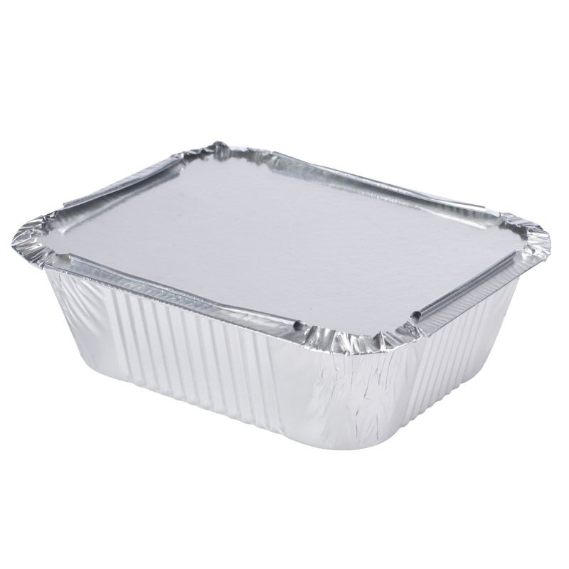 Barquette en Aluminium Avec Opercule "Combi Pack" - 450ml - Lot de 100 ...