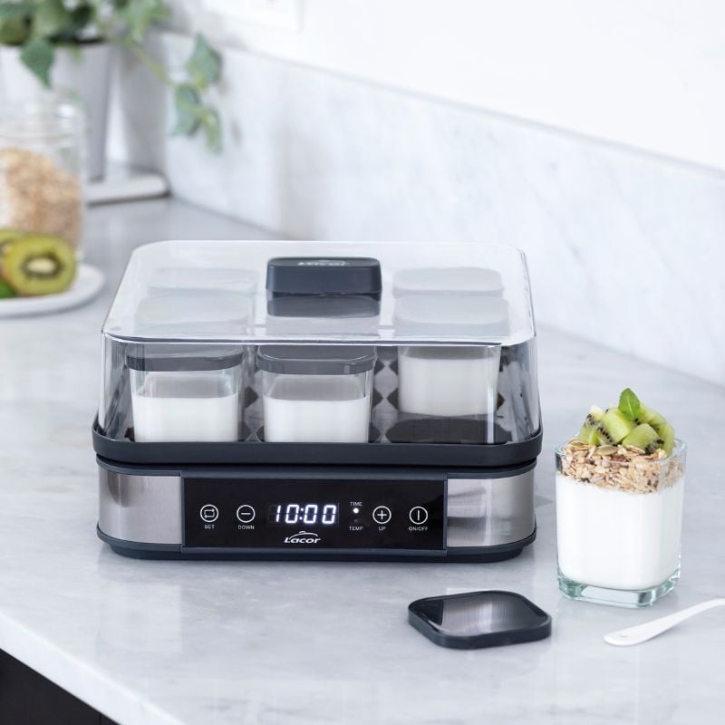 Yaourtière Lacor - 9 Pots en Verre - 230 ml : préparez vos yaourts ...