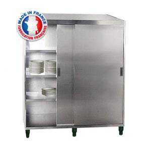 Armoire Inox haute pour professionnels de la restauration - Fourniresto